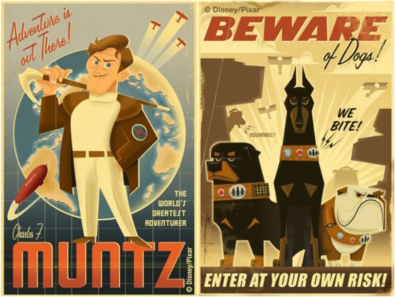 Tan-tastic Pixar posters this way… | Through The Looking Glass